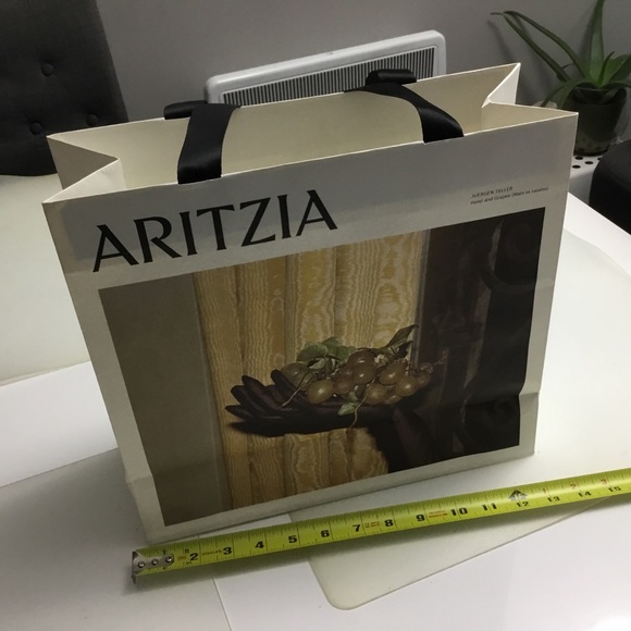 Aritzia | Bags | 9 Addon Fwp Aritzia Snail Peaches Paper Bag | Poshmark